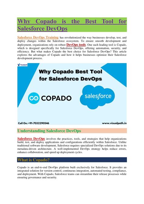 Ppt Salesforce Devops Certification Salesforce Devops Online
