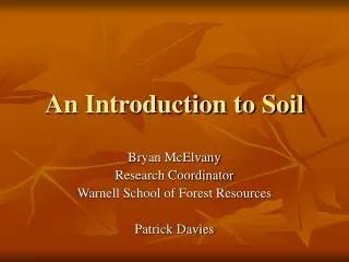 PPT Introduction To Soil Science PowerPoint Presentation Free