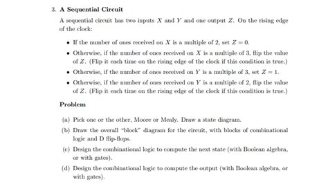 solved a sequential circuit a sequential circuit has two