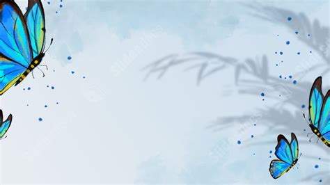 Butterfly Abstract Shadow Blue Water Nature Powerpoint Background For Free Download Slidesdocs