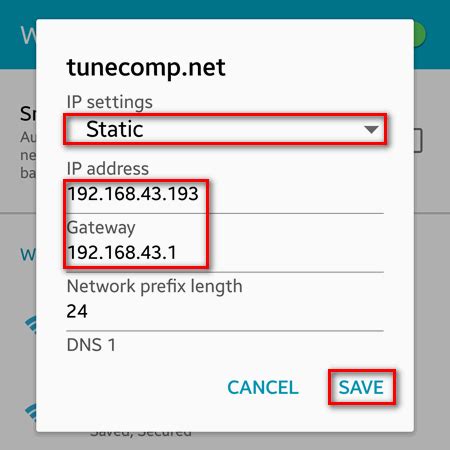 Cannot Connect To WiFi On Android Saved Secured
