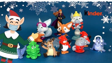 Отваряне на Коледни Киндер Яйца с Невероятни Играчки за Елхата Youtube