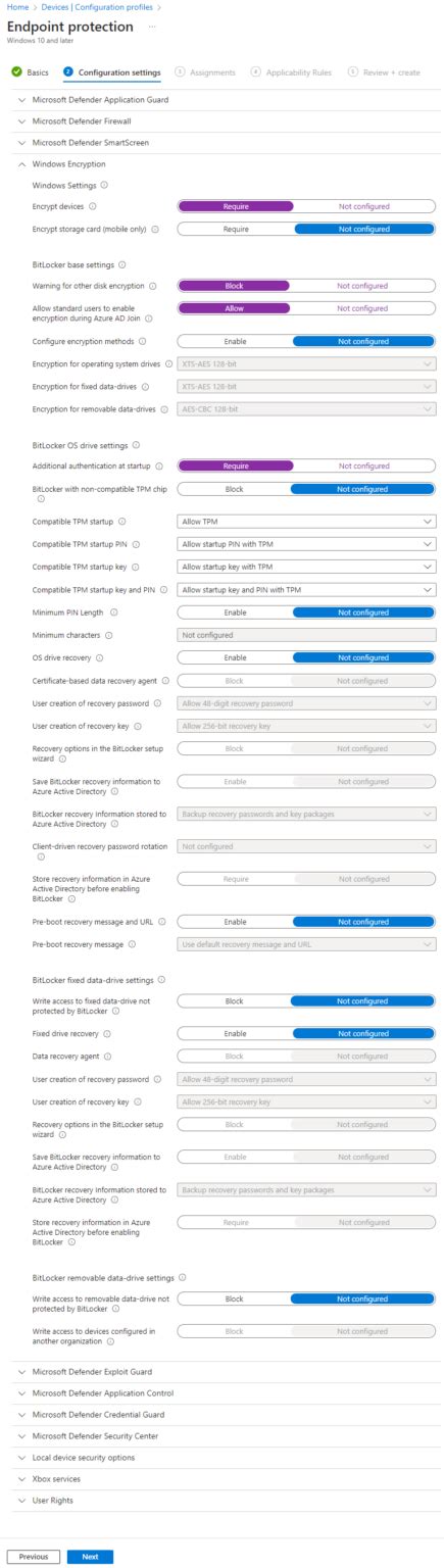 Intune Silently Enable BitLocker TheDXT