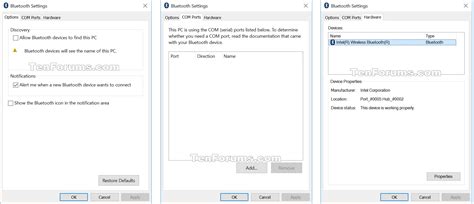 Add Bluetooth Context Menu In Windows 10 Tutorials