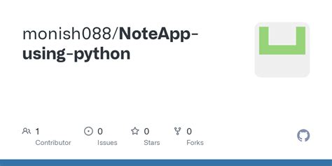 Github Monish088noteapp Using Python