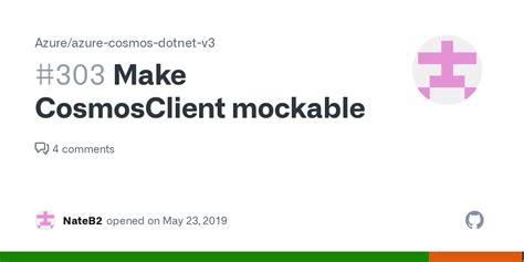 make cosmosclient mockable · issue 303 · azure azure cosmos dotnet v3