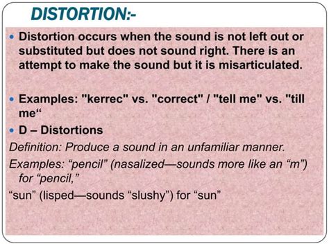 Errors Of Articulation Pptx Digital Audio Computer Software And