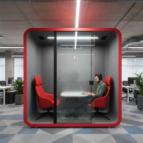 Two Person Acoustic Booth Spacemaster Office Furniture Dubai