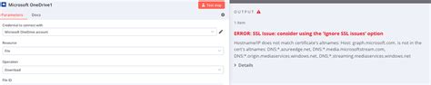 Consider Using The Ignore Ssl Issues Option Questions N8n Community
