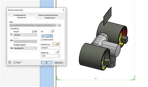 Custom 3d Sections Views From Prt Or Asm To Use For Drawings In