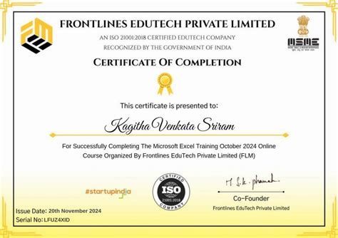 sriram kagitha on linkedin achievementunlocked microsoftexcel skilldevelopment dataanalysis…