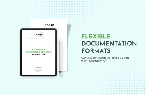 It Network And Infrastructure Consulting Business Plan Template In Word