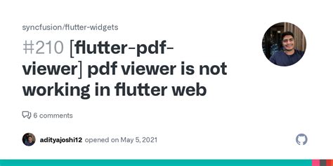Flutter Pdf Viewer Pdf Viewer Is Not Working In Flutter Web Issue Syncfusion Flutter