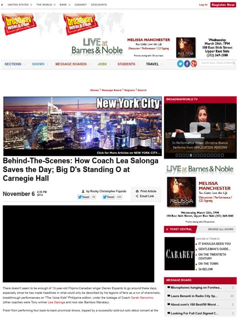 Behind The Scenes How Coach Lea Salonga Saves The Day Big Ds