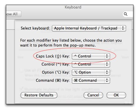 Emacs Re Mapping The Control And Meta Keys On Mac OS X Mark Needham