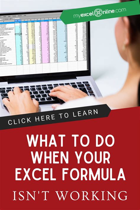 Why Excel Formula Giving Wrong Answers MyExcelOnline Excel Formula Excel Tutorials Excel
