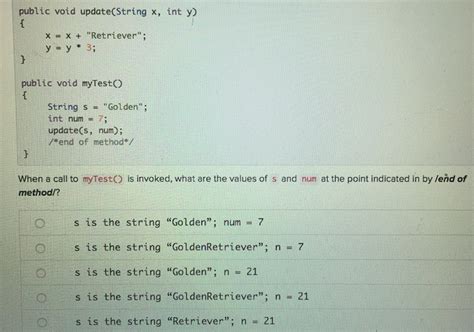 Solved Public Void Updatestring X Int Y Xx Retriever