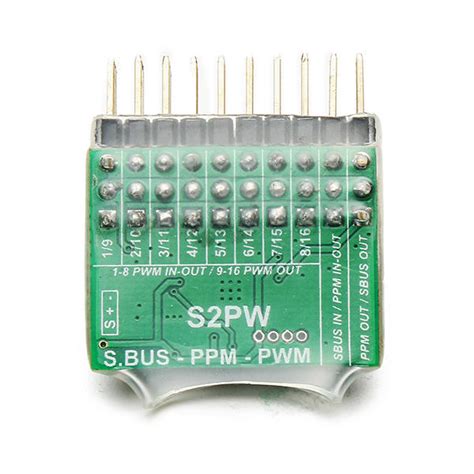 S Bus Turn Pwm S Bus 16ch Multifunctional Converter Sbus Ppm Pwm Sale Banggood Com
