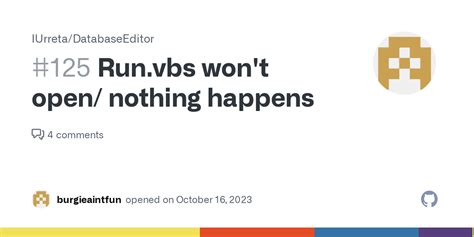 Runvbs Wont Open Nothing Happens · Issue 125 · Iurreta