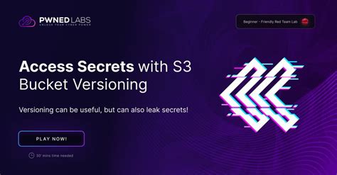Access Secrets With S3 Bucket Versioning Pwned Labs Posted On The