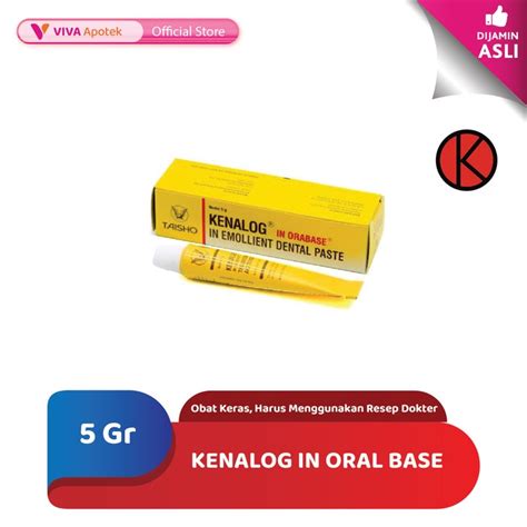 Jual Kenalog In Orabase 5 Gram Shopee Indonesia