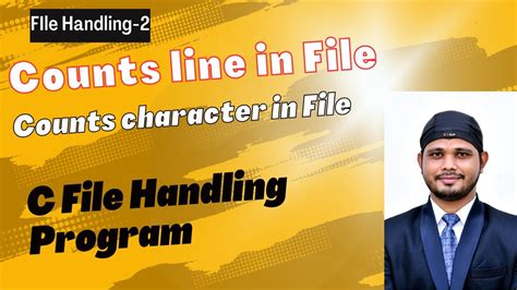 C Program To Count No Of Lines And Character In A Text File File Handling In C Coders Coding
