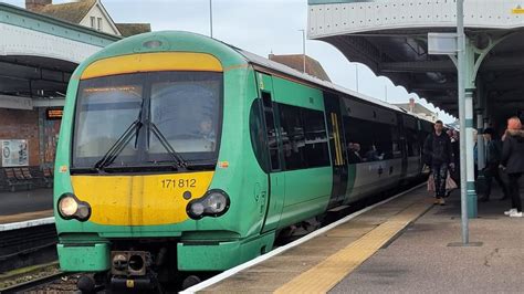 Class 171 171812 3 Coach Southern Turbostar Bexhill Friday