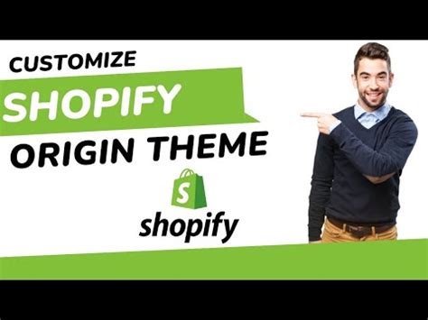 How to Customize Shopify Origin Theme (step-by-step) - YouTube