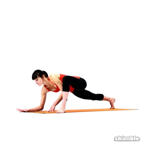 Advanced Left Lizard Exercise How To Skimble Workout Trainer