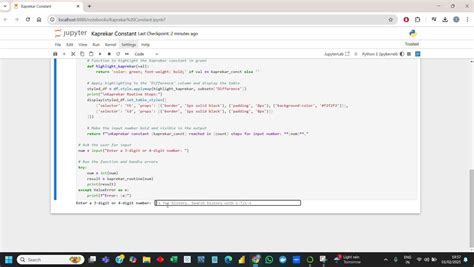 Kaprekarconstant Mathmagic Numbertheory Python Coding
