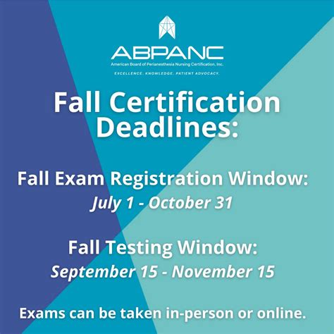 American Board Of Perianesthesia Nursing Certification Inc On Linkedin Register To Take The