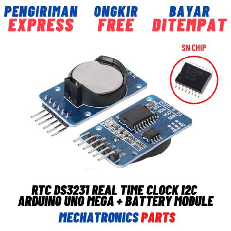 Rtc Ds3231sn Ds3231m Real Time Clock I2c Arduino Uno Mega Battery