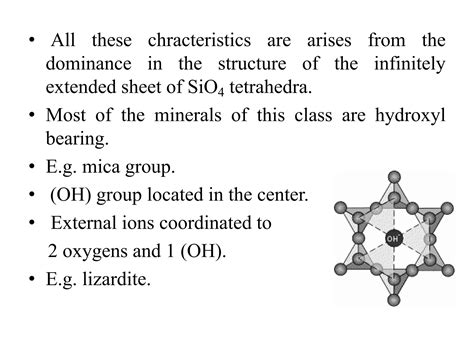 Silicate Structure And Its Classification Pptx