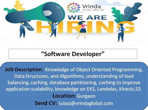 Softwaredeveloper Datastructures Algorithm Loadbalancing Caching Vrinda Global