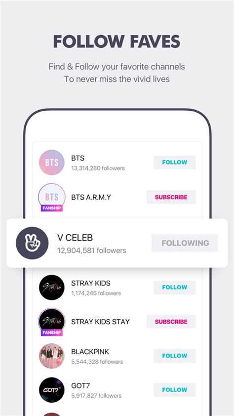 V Live App For Stars And Fans For Ios Iphoneipad Free Download At