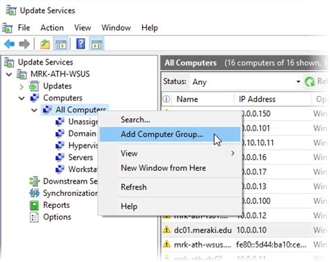Configure Computer Groups In WSUS Dimitris Tonias