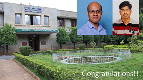 Eecs Iisc Bengaluru On Linkedin Congratulations To Thummaluru Siddartha Reddy And Professor