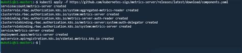Install Kubernetes Metrics Server With Self Signed Certificates Blog Ukotic Net