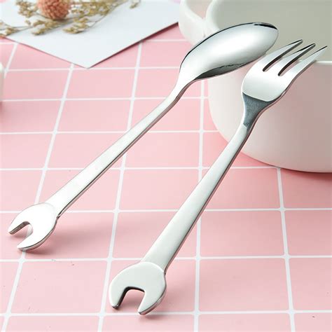 Funny Wrench Tableware Home Kitchen Spanner Stainl Vicedeal