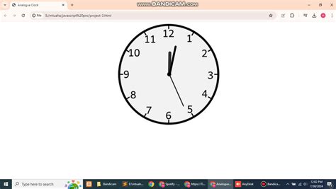 Muhammad Tuaha Sandilo On Linkedin Analog Clock I Have Created An