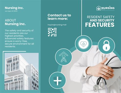 Resident Safety And Security Features Brochure Template Edit Online And Download Example