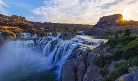 Shoshone Falls Postcard Confluence Project