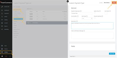 Creating A Custom Payment Method Knowledge Center