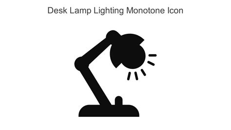 Desk Lamp Lighting Monotone Icon In Powerpoint Pptx Png And Editable Eps Format PPT Presentation