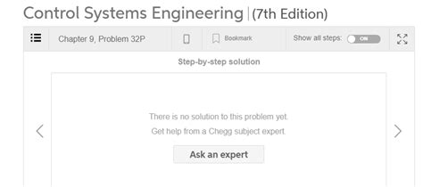 Solved Control Systems Engineering (7th Edition) Chapter 9, | Chegg.com