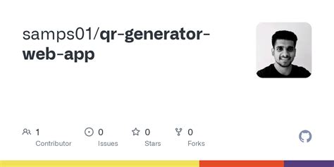 Github Samps01qr Generator Web App