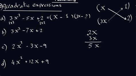 Factorizing Part 2 Youtube