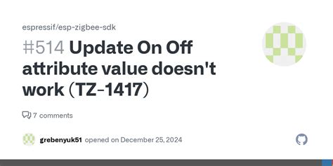 update on off attribute value doesn t work tz 1417 · issue 514