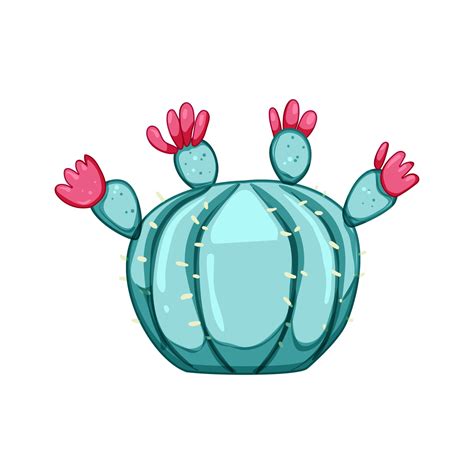 Colección Cactus Dibujos Animados Vector Ilustración 34913530 Vector En