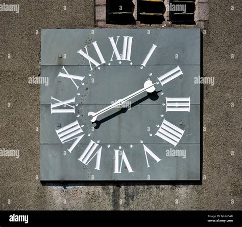 one handed clock with roman numerals parish church of saint kentigern